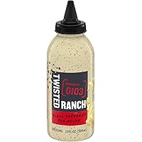 Amazon.com : Twisted Ranch Black Peppered Parmesan Ranch Dressing & Dip ...