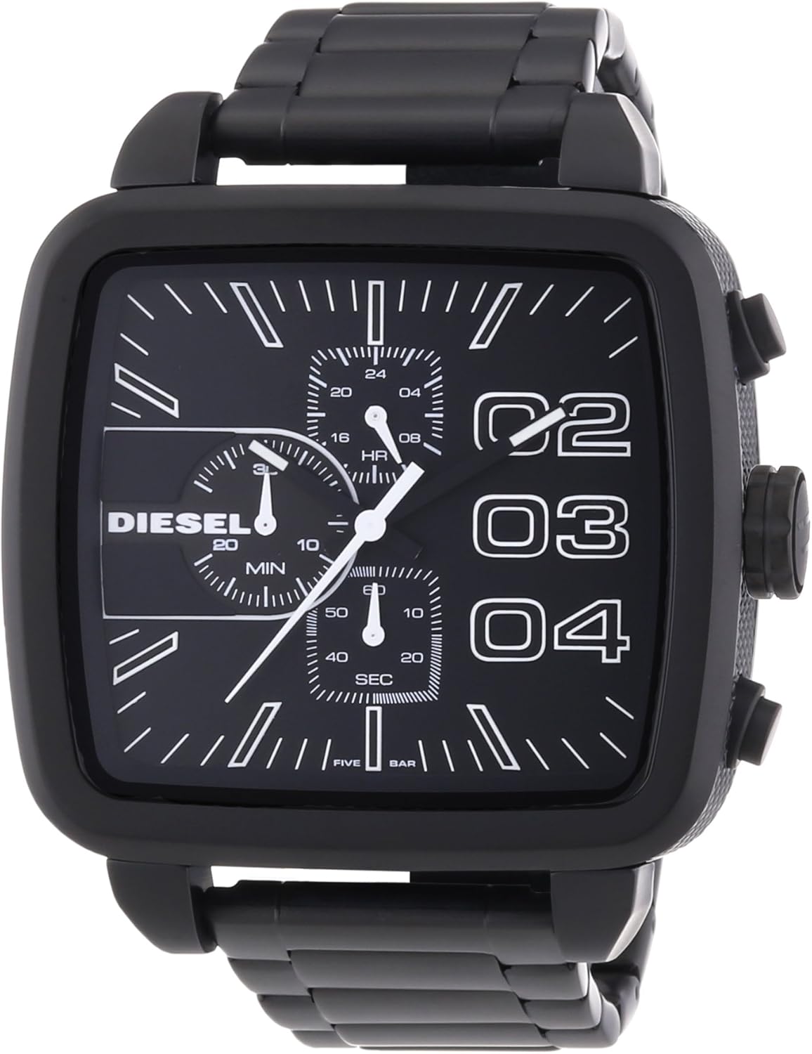 Diesel Herren-Armbanduhr Chronograph Quarz Edelstahl DZ4300: Amazon.de ...