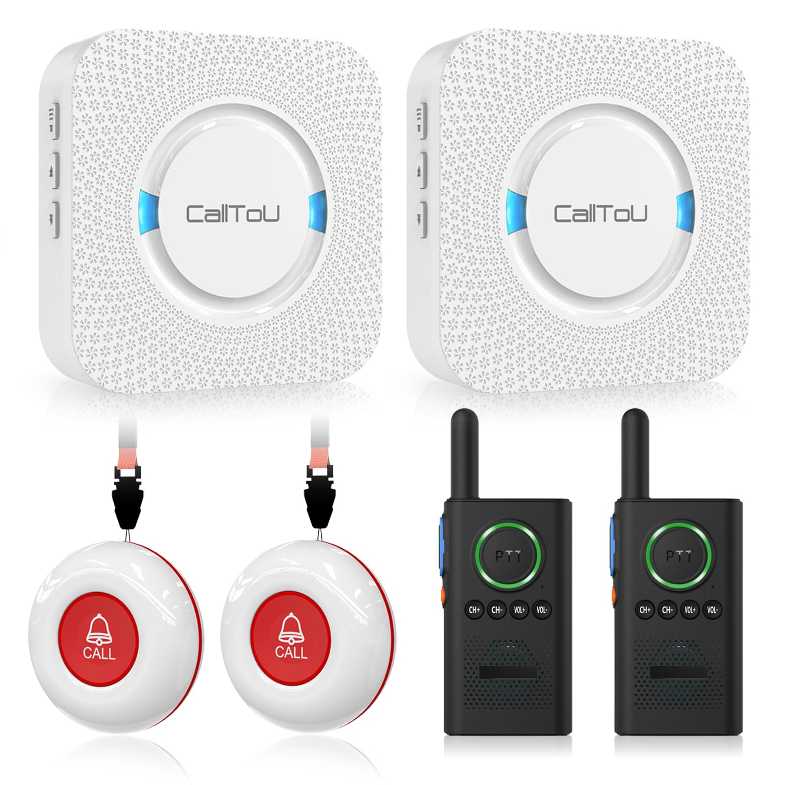 Mua CallToU Caregiver Pager Wireless Alert Button Home Intercom System ...
