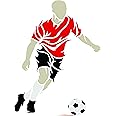 Amazon.com : Soccer Stencil, 6.5 x 9 inch (M) - Decorative Football ...