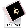 Amazon.com: PANDORA Heart & Rays Medallion Charm - Compatible with ...