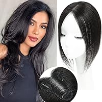 Amazon.com: luckkimode Hair Toppers for Women Real Human Hair Toppers ...
