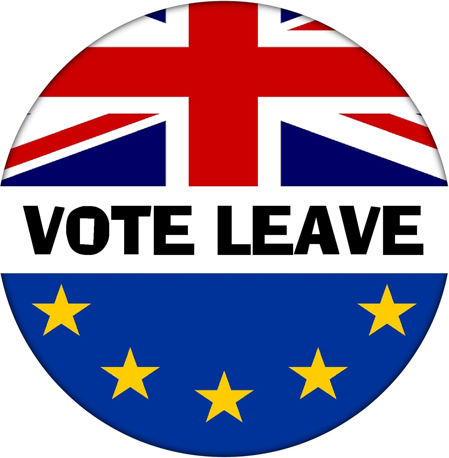 Vote Leave - 59mm Badge Referendum/Brexit/European Union EU Vote Yes/No ...
