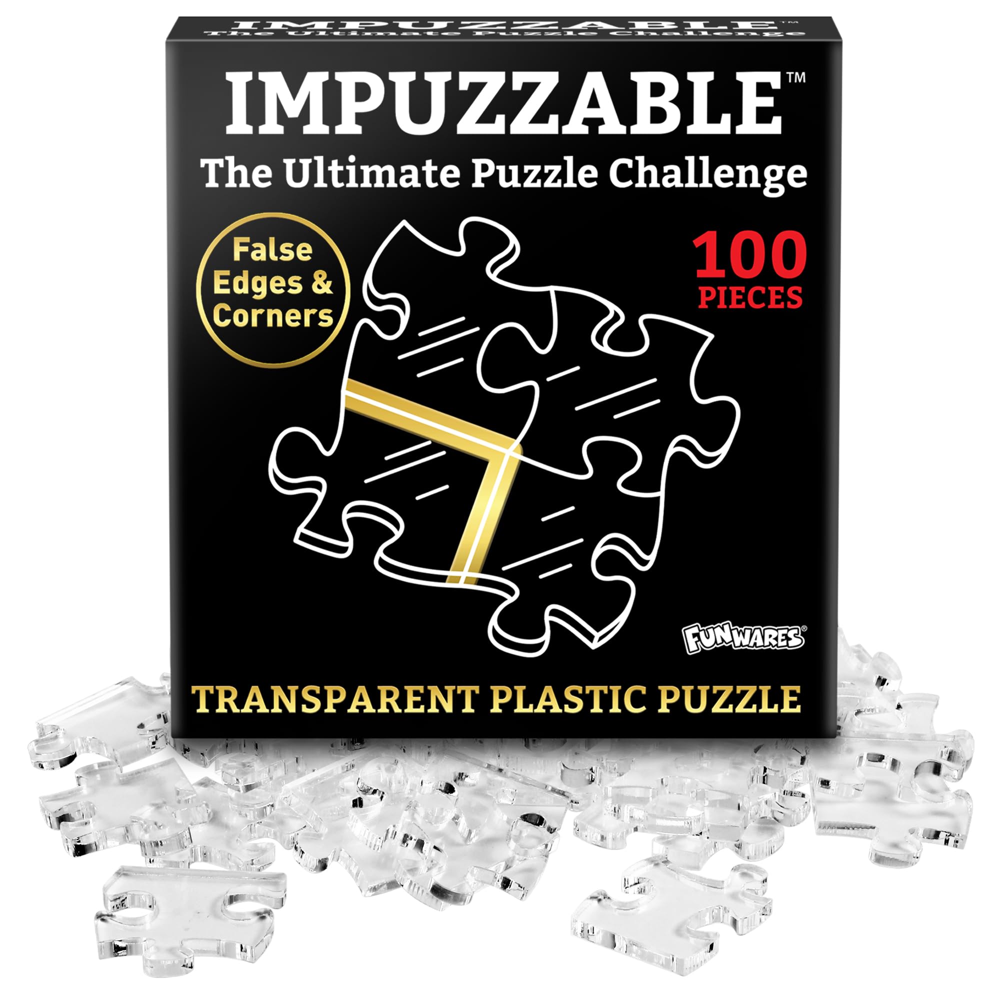 Mua Funwares ImPuzzable Insanely Impossible Puzzle: Clear Acrylic ...