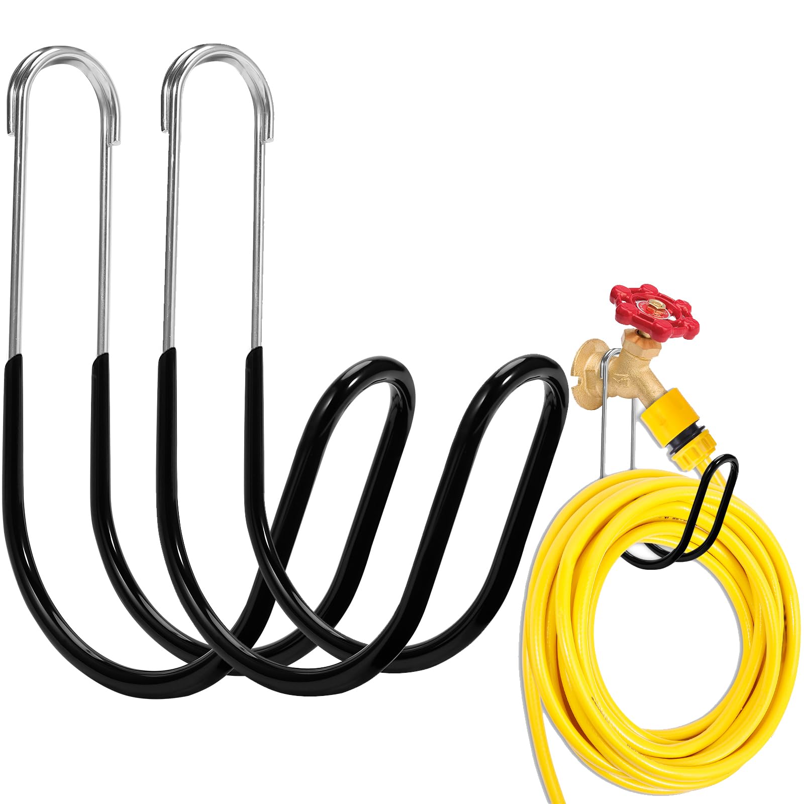 Yoniccal Garden Hose Holder Water Hose Hanger Wall Mounted,304Stainless ...