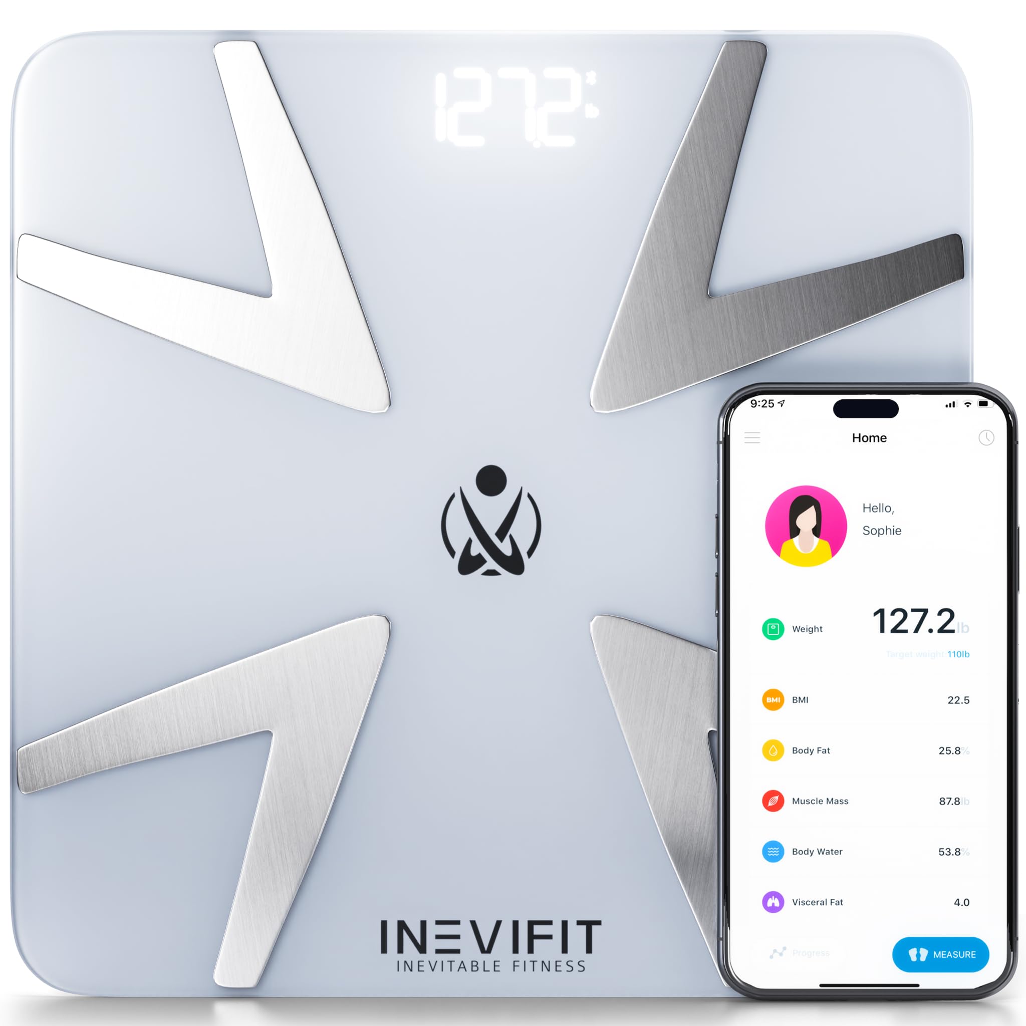 Mua INEVIFIT Smart Body Fat Scale, Highly Accurate Bluetooth Digital ...