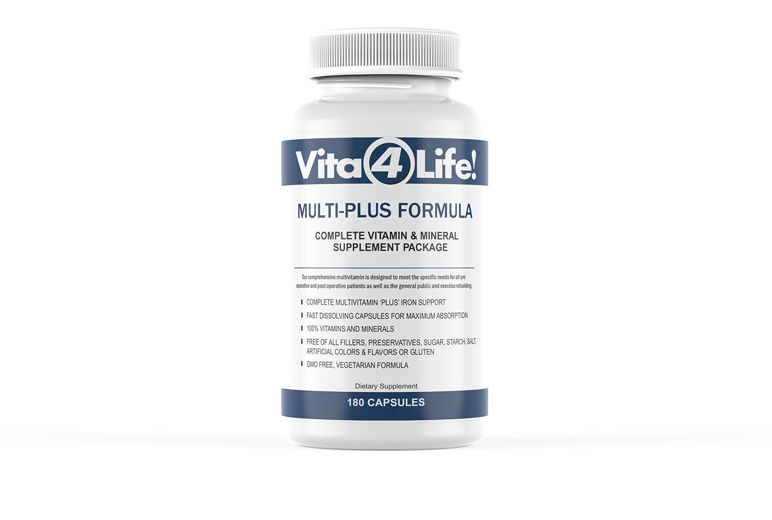Vita4Life Bariatric Multivitamins, Multi-Plus Formula (180 Count) on ...