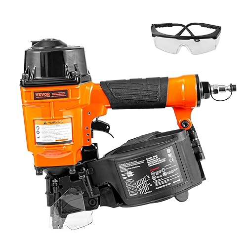 VEVOR Coil Siding Nailer MCN55, 1 inch to 2-1/4 inch 15 Degree ...