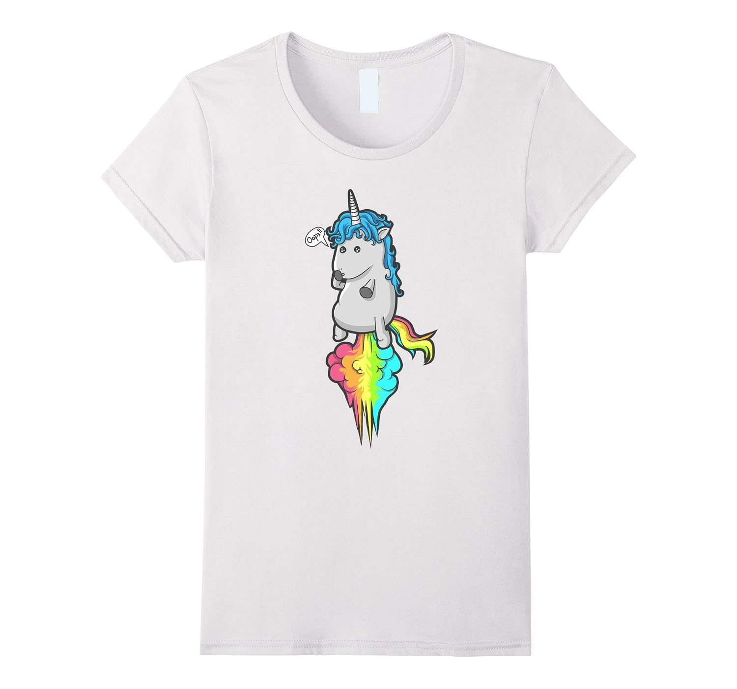 Unicorn Farting Rainbows T Shirt