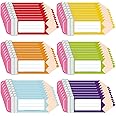 Amazon.com: Whaline 48Pcs Colorful Pencils Name Tags Back to School ...