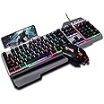 Amazon.com: Keyboard and Mouse Combo, FEDARFOX Compact Full Size Gaming ...