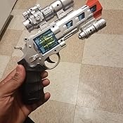 Amazon.com: LED Light Up Toy Gun Set by Art Creativity - Super Ray Gun ...