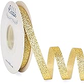 Amazon.com: Ribbli Champagne Gold Glitter Ribbon,Gift Wrapping Ribbon ...