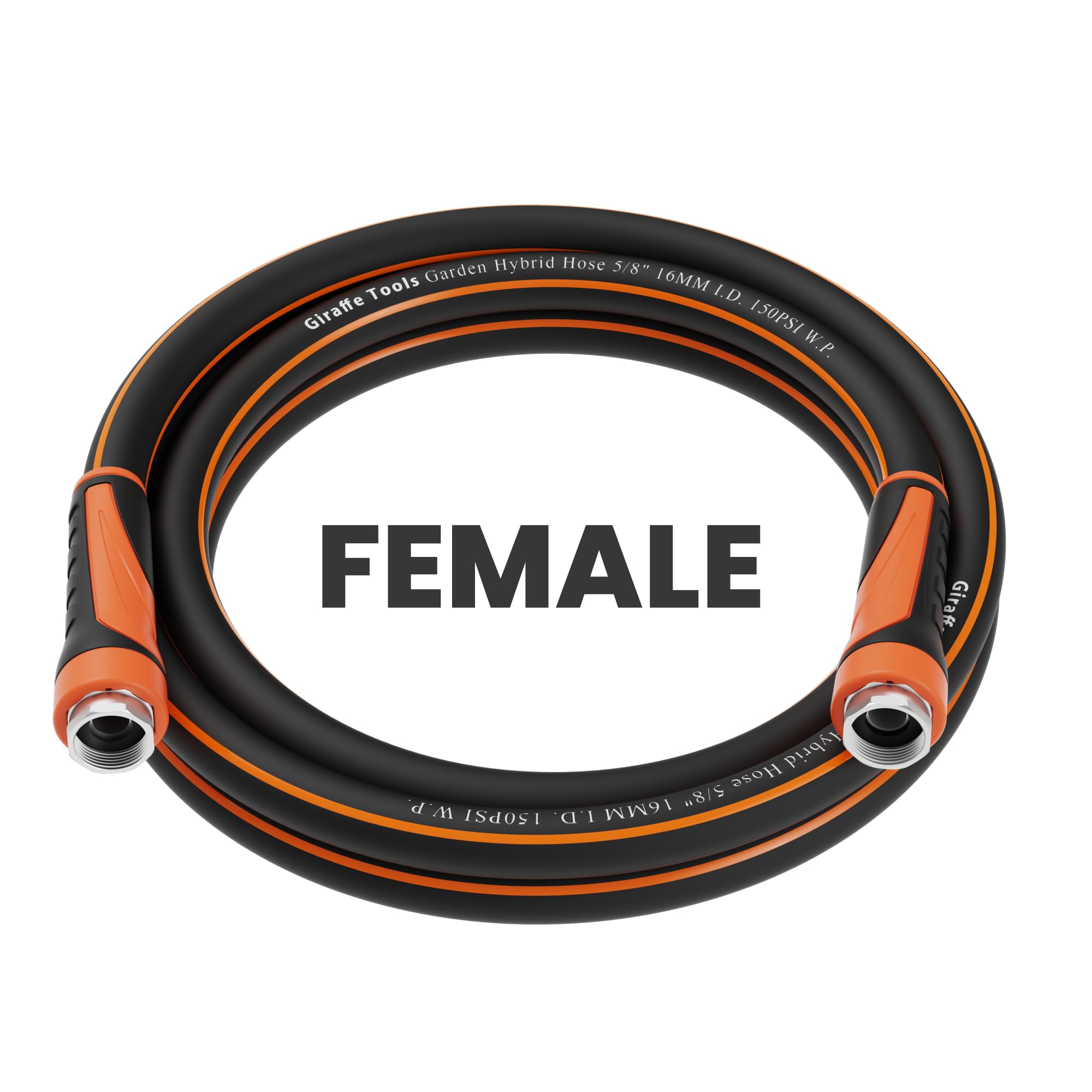 Giraffe Tools Garden Leader Hose 15ft x 5/8", Short Water Hose Heavy ...