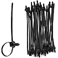 Amazon.com: XINGO 100PCS Fir Tree Nylon Push Mount Zip Ties, Heavy Duty Wire Ties, 2 in 1 Self ...