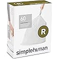 Amazon.com: simplehuman Code R Custom Fit Drawstring Trash Bags in Dispenser Packs, 10 Liter / 2 ...