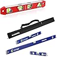 WORKPRO 12 Inch Torpedo Level and 3-Piece Spirit Level Set (12", 20 ...