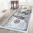 Amazon.com: DINJUNA Hundred Dollar Bills Long Runner Rug for Hallway ...