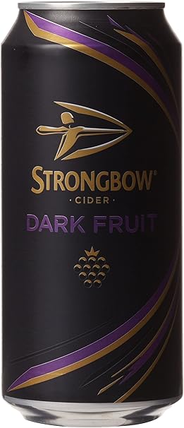 Strongbow Dark Fruit Cider Can 440 ml (Case of 10): Amazon.co.uk: Grocery