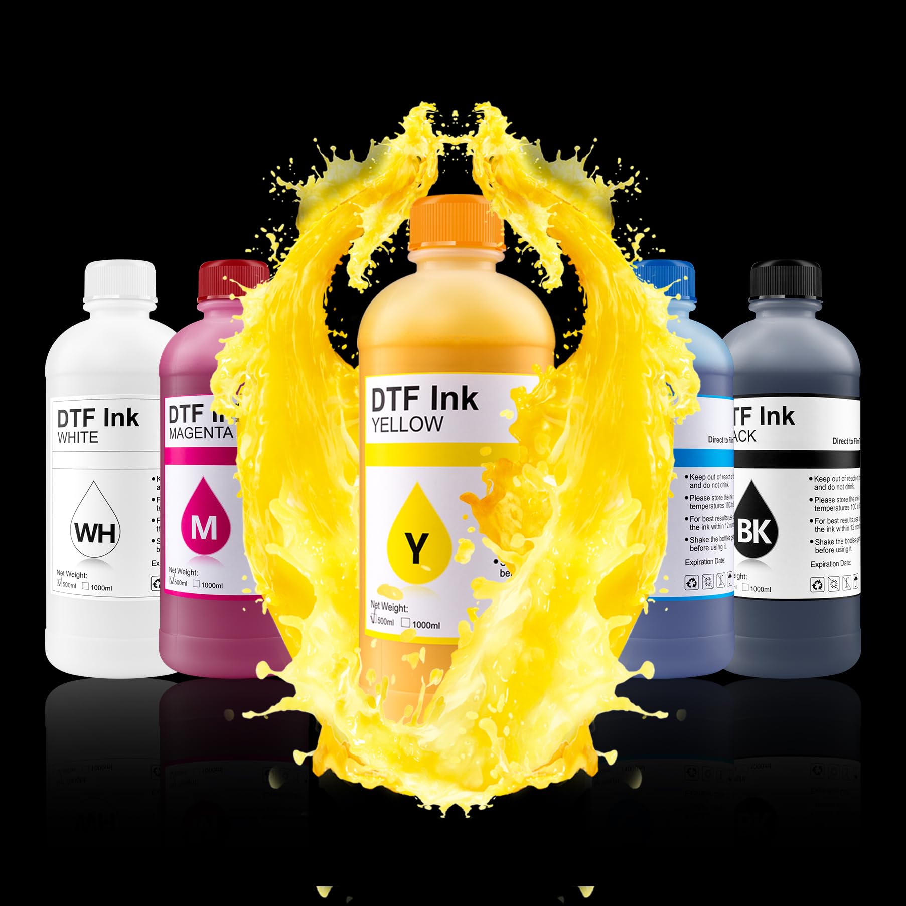 Mua DTF Ink 250ML 6 Pack Premium DTF Ink Water Base Digital Inkjet Ink ...