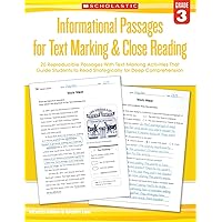 Amazon.com: Informational Passages for Text Marking & Close Reading ...