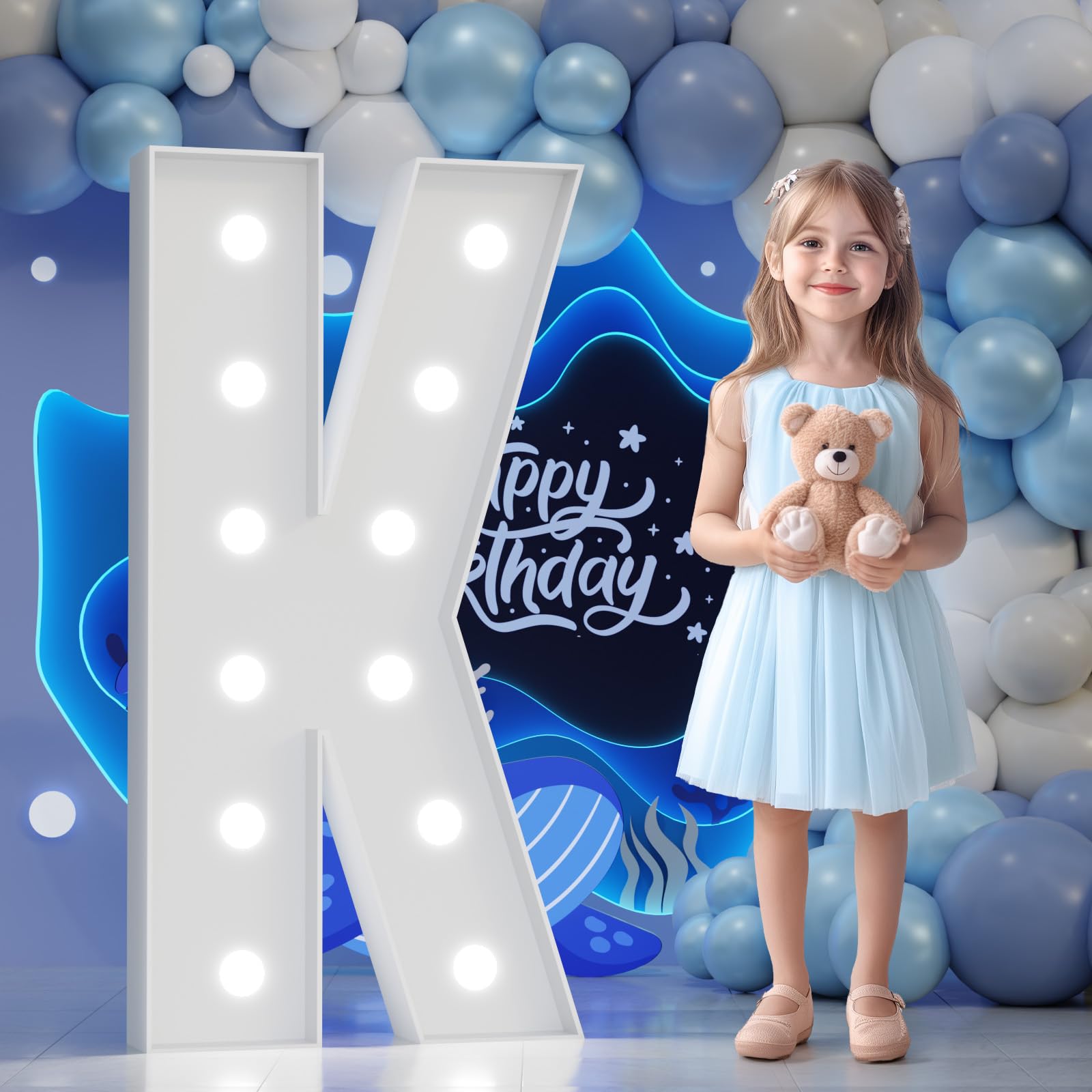 Rielmox Marquee Light-Up Letters 4FT: Marquee Letters 4 Feet Tall ...