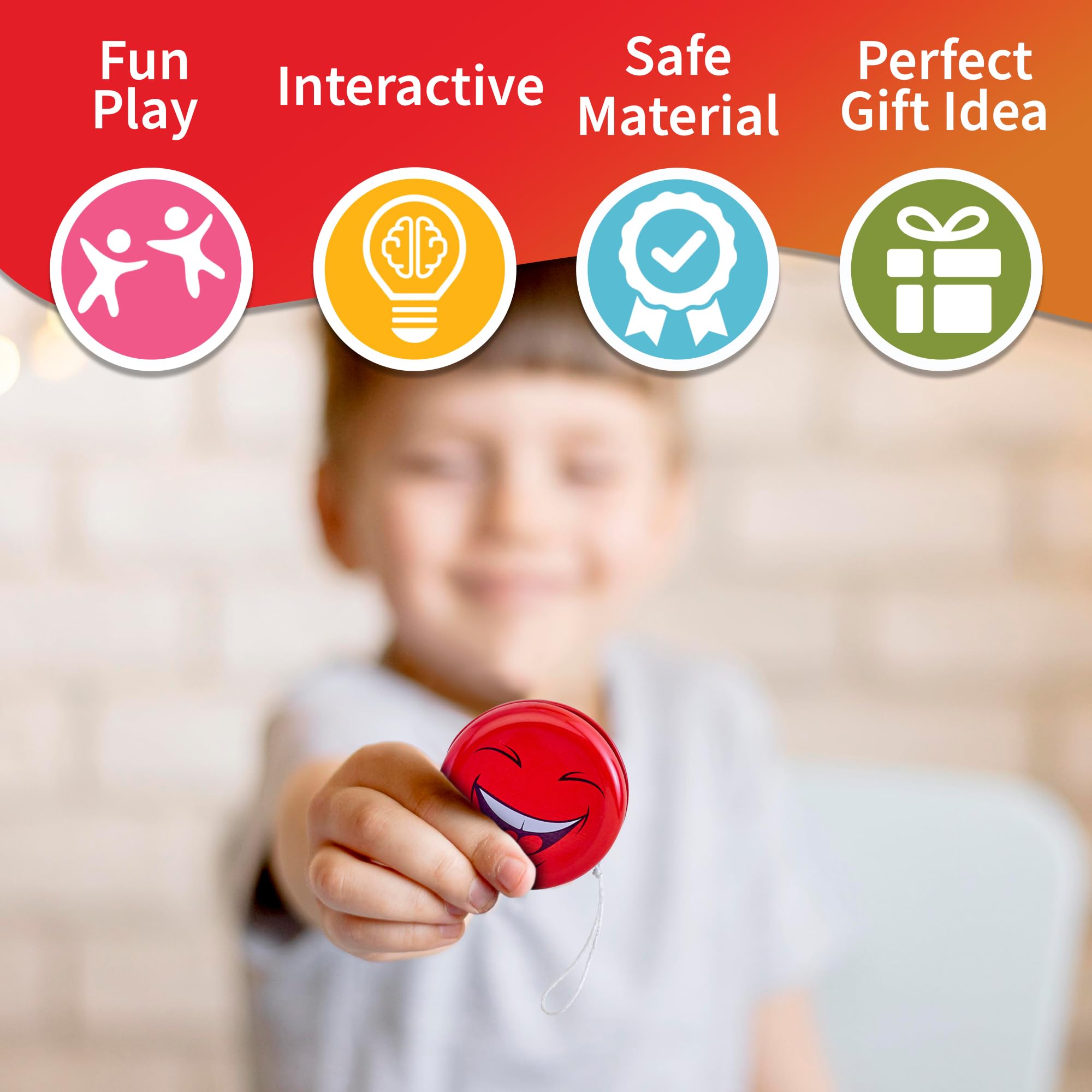 Mua Metal Smiley Faces Yo-Yos - Set of 12 - 2 Inch Yo-Yos for Kids ...