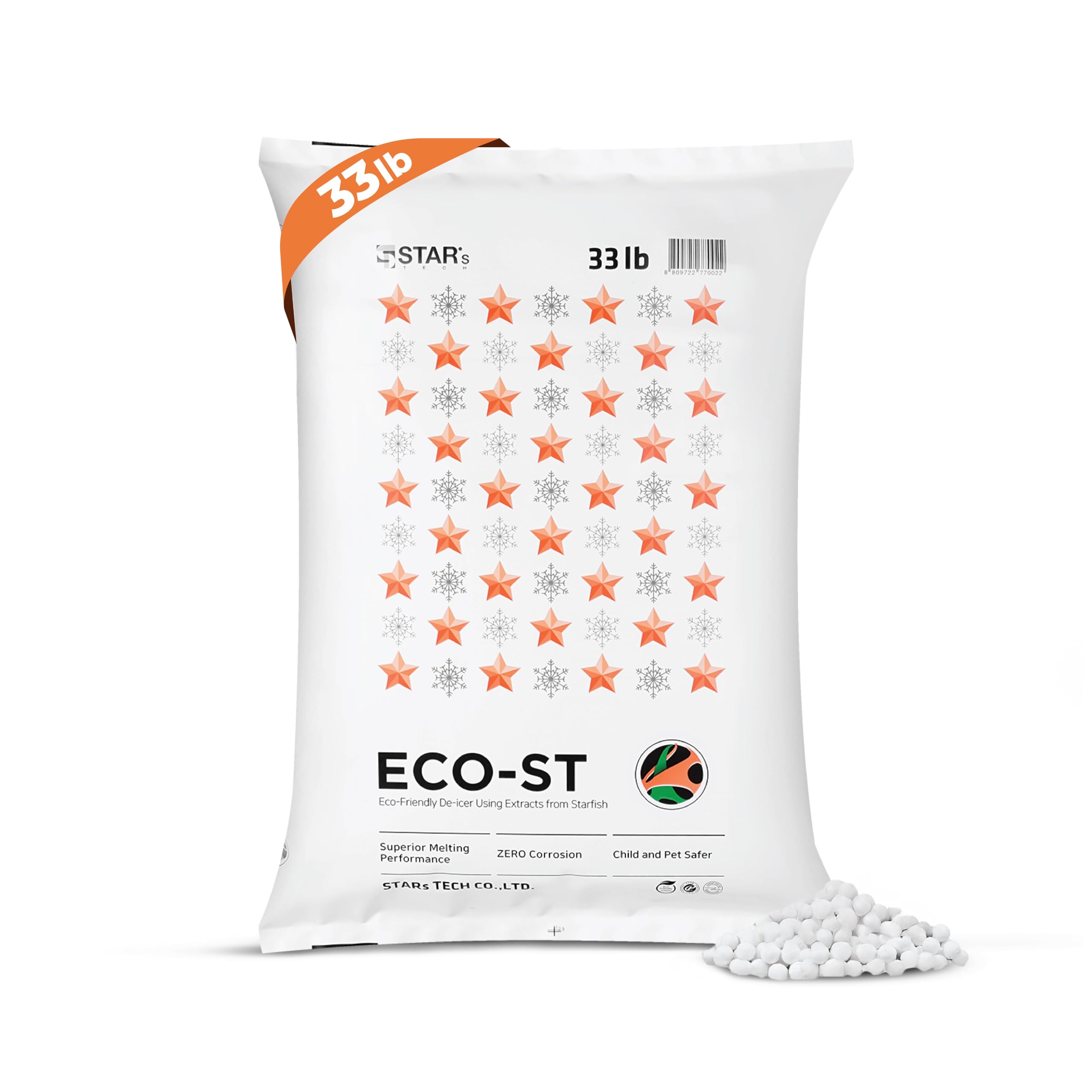 Eco-St Ice Melt Safe For Concrete - Fast Acting - Pet Safe Anti ...