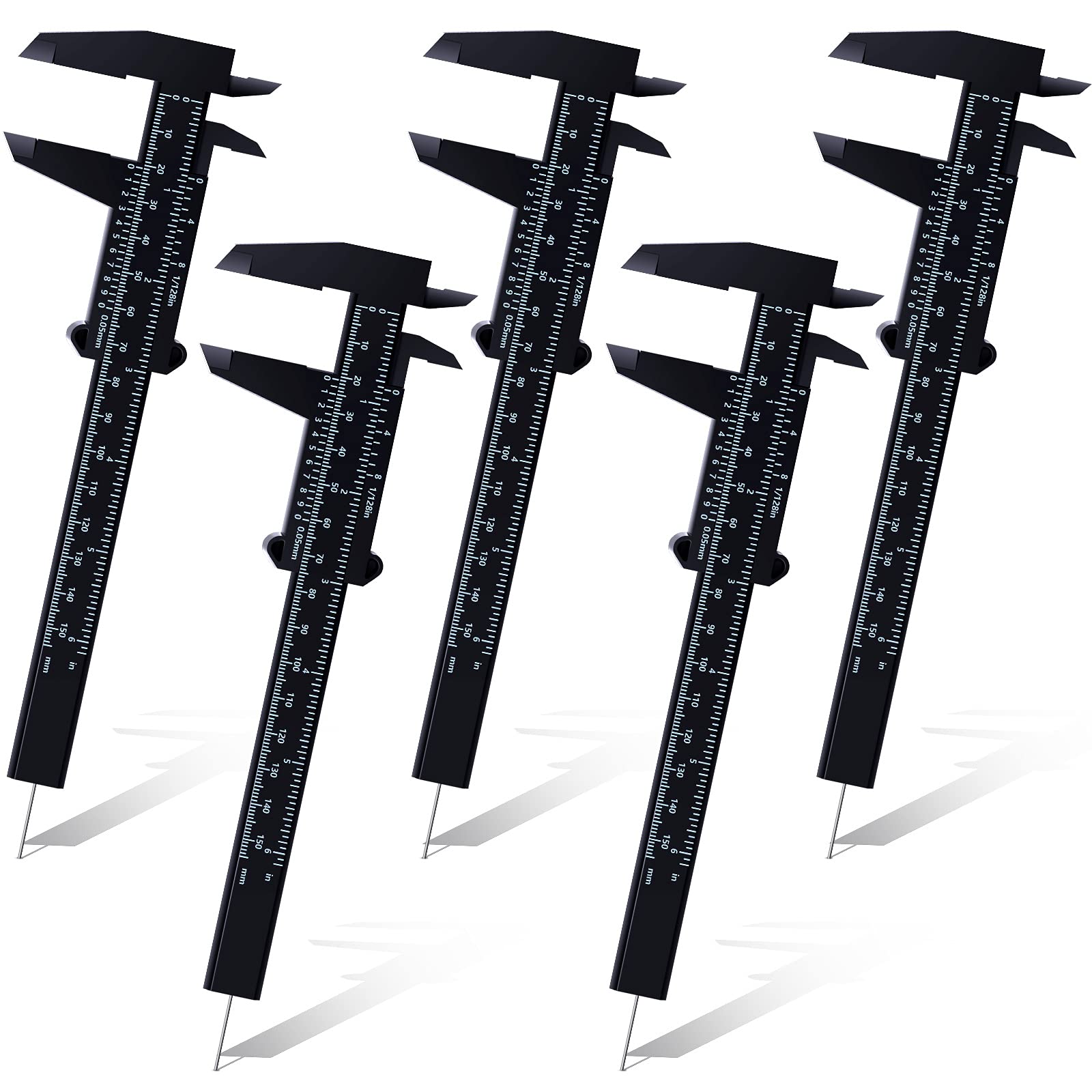 Mua Flutesan 6 Inch/ 150 mm Mini Plastic Caliper Double Scale Measuring ...