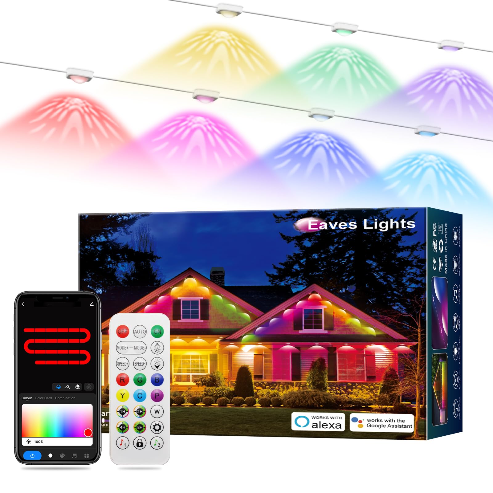 LemonNova Permanent Outdoor Lights Pro, IP67 Waterproof Smart LED ...