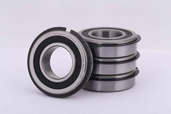 Amazon.com: XiKe 4 Pack Garage Door Torsion Spring Precision Bearings ...