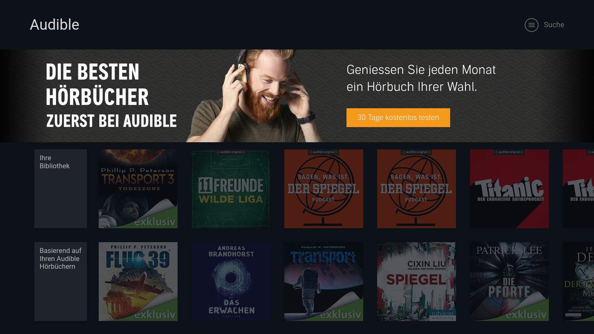 Audible für Fire TV:Amazon.de:Appstore for Android