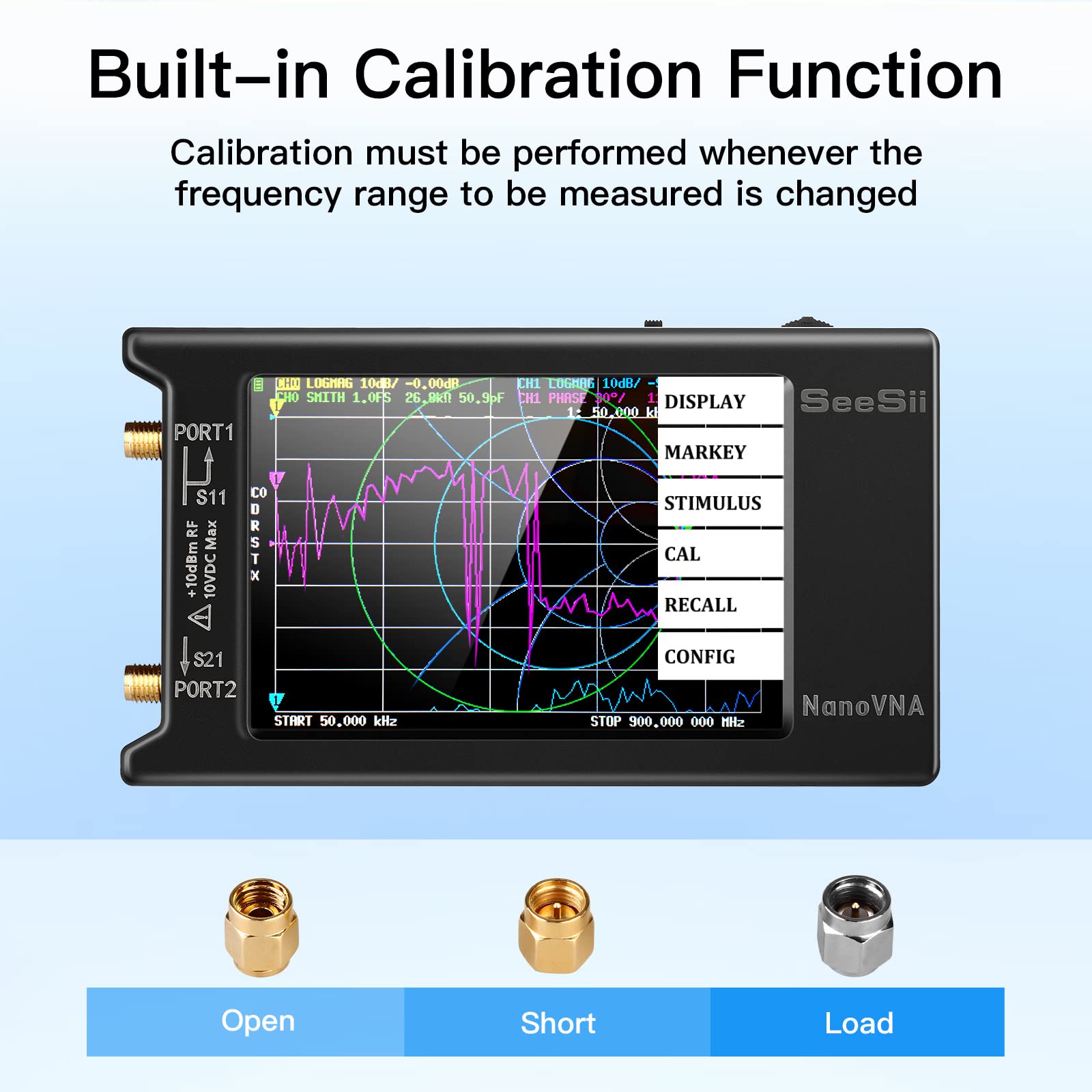 Mua SeeSii NanoVNA-H4 Vector Network Analyzer with 32GB Card, Latest 4 ...