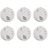 First Alert BRK SC9120B-6 Hardwired Smoke and Carbon Monoxide Detector ...