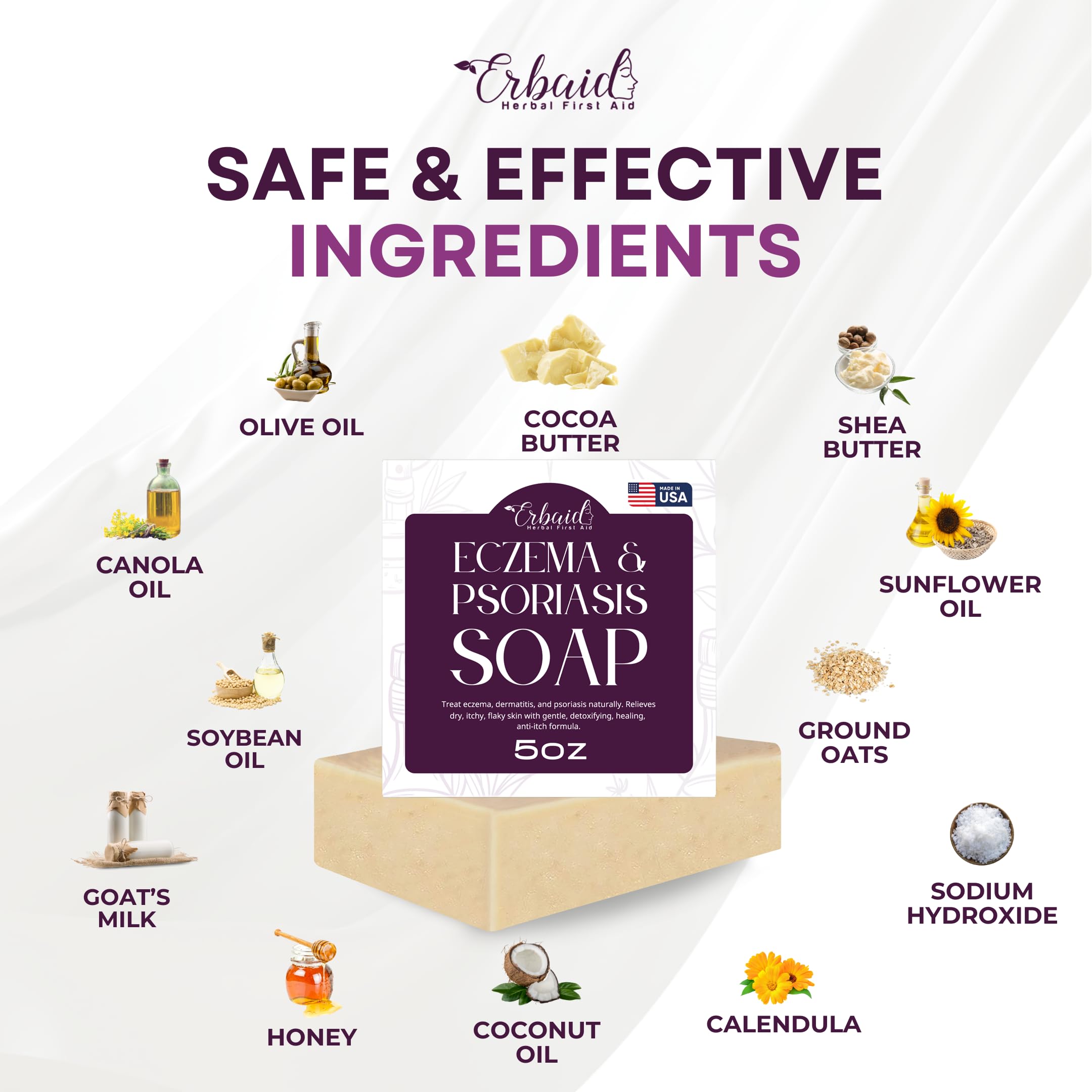 Mua Eczema Soap Bar for Face and Body – All Natural Dermatitis ...