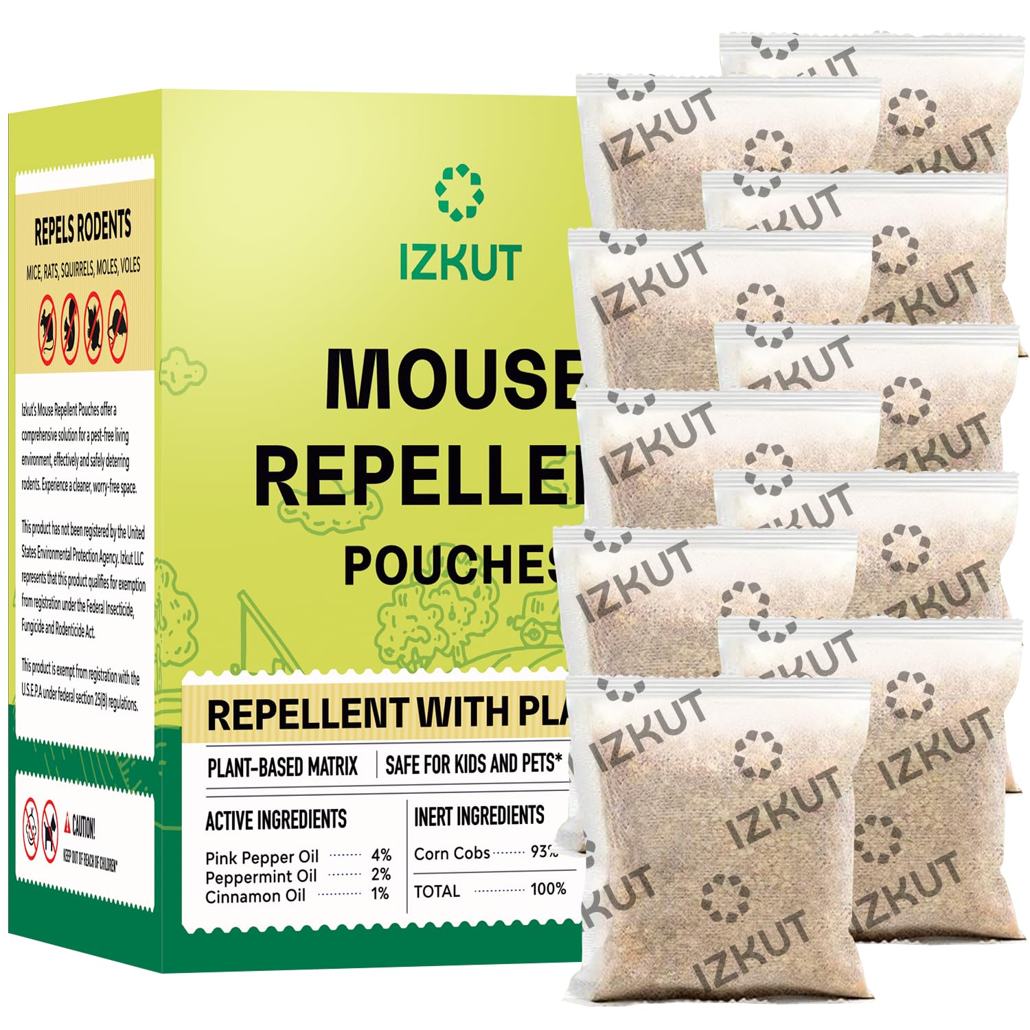 Mouse Repellent Pouches: Mouse Repellent - Natural Rodent Repellent ...