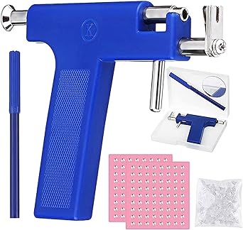 Piercing Gun, 6 Packs Ear Piercing Tool with Ear Studs for Asepsis ...