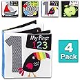 Amazon.com: Baby First Soft Activity Cloth Book Set (4PK), High ...