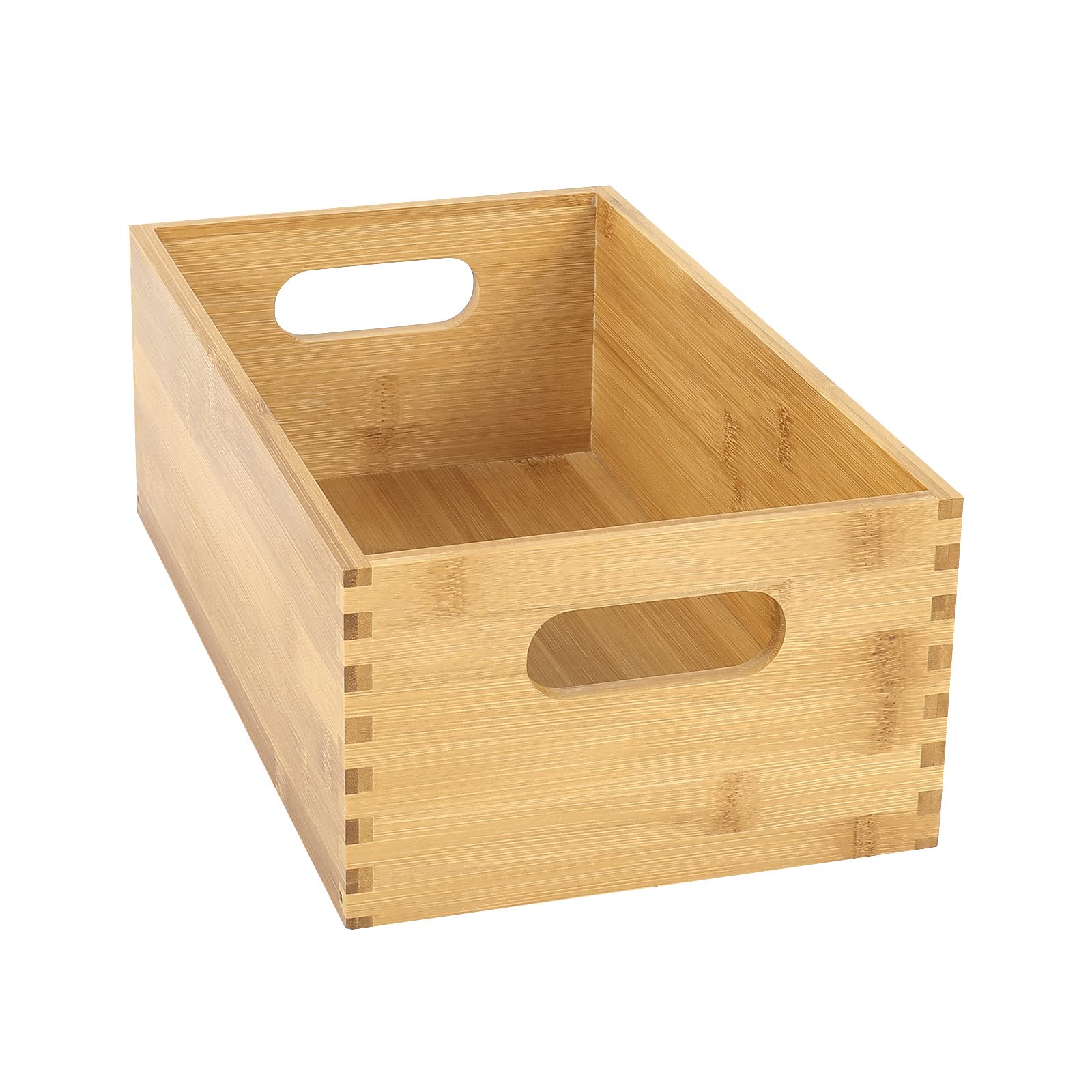Mua ANMINY Set of 4 Nesting Wooden Crates for Storage, Bamboo Wood ...