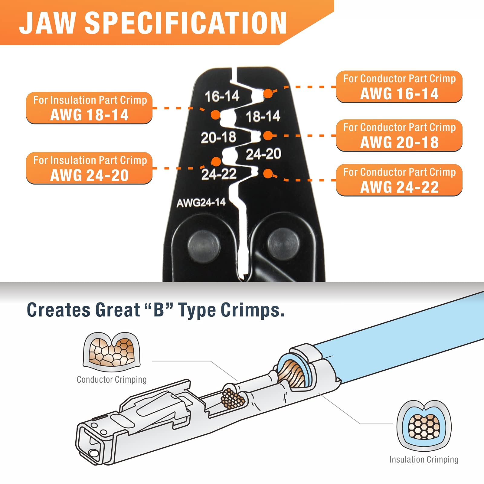 Mua iCrimp Open Barrel Crimping Tool Wire Crimper for Deutsch Stamped ...