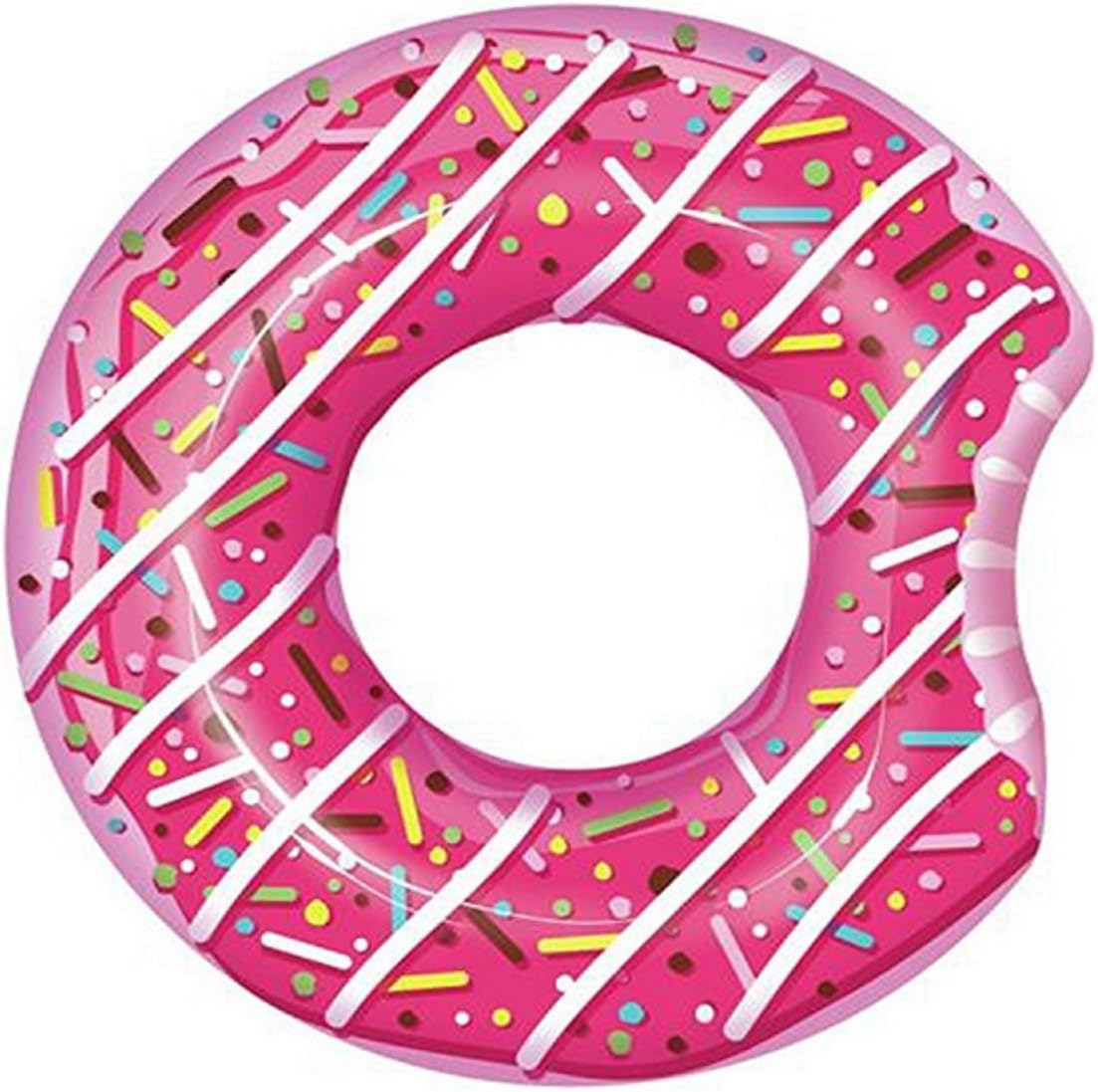 Bestway Donut Inflatable Rubber Ring Float Lilo Lounger Pool Beach Toy ...