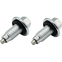 Amazon.com: Dsnaduo 2PCS Magnetic Oil Drain Plug Pilot Point W Insert ...