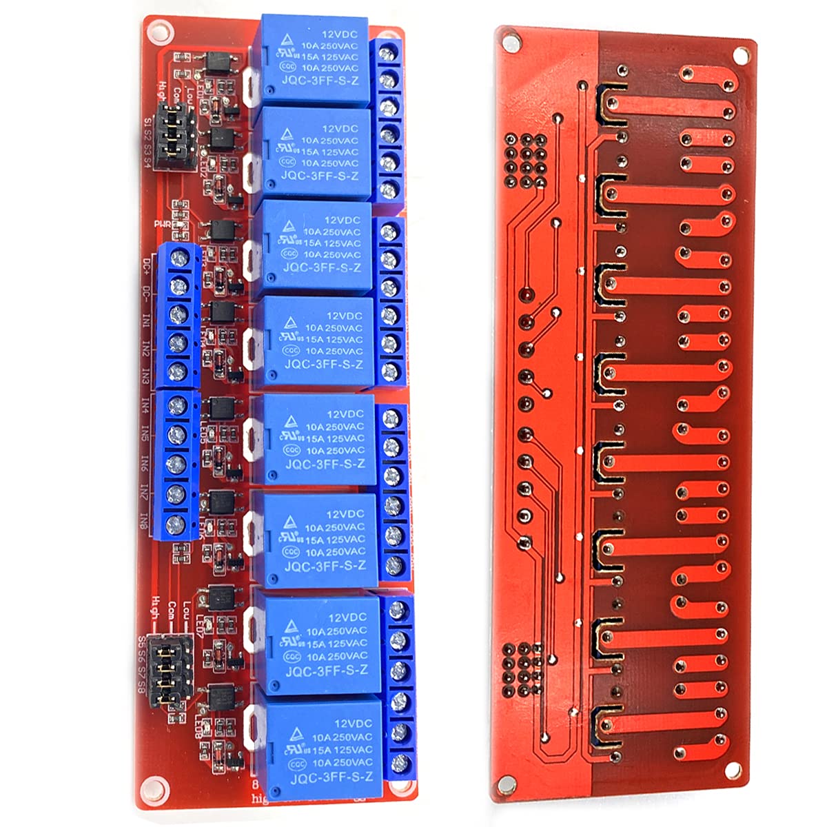 Mua FainWan 12V 8 Channel Relay Module with OPTO-Isolated High and Low ...