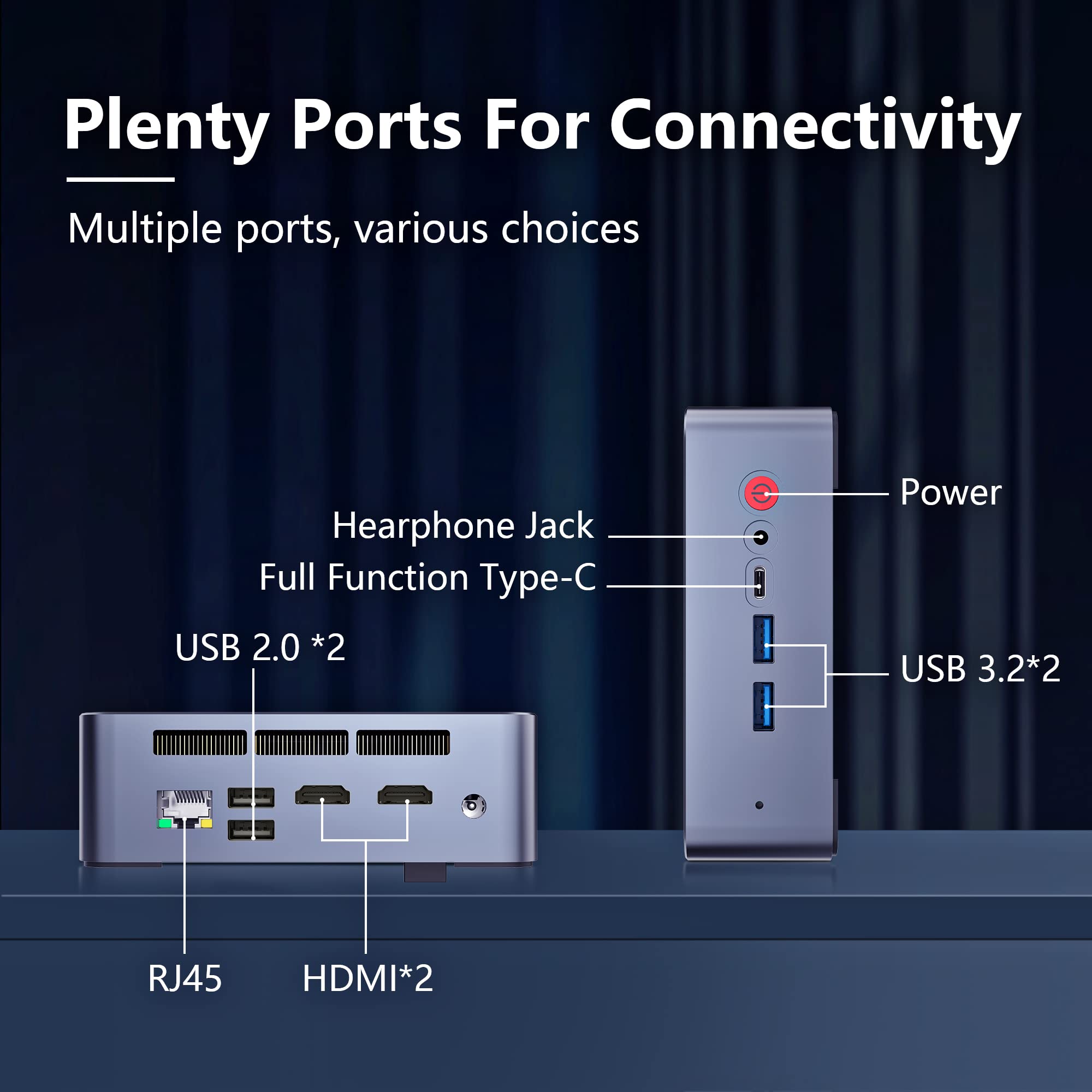 Mua BOSGAME U58 Mini PC Ryzen 7 5800U 8C/16T(up to 4.4Ghz), Mini Gaming ...
