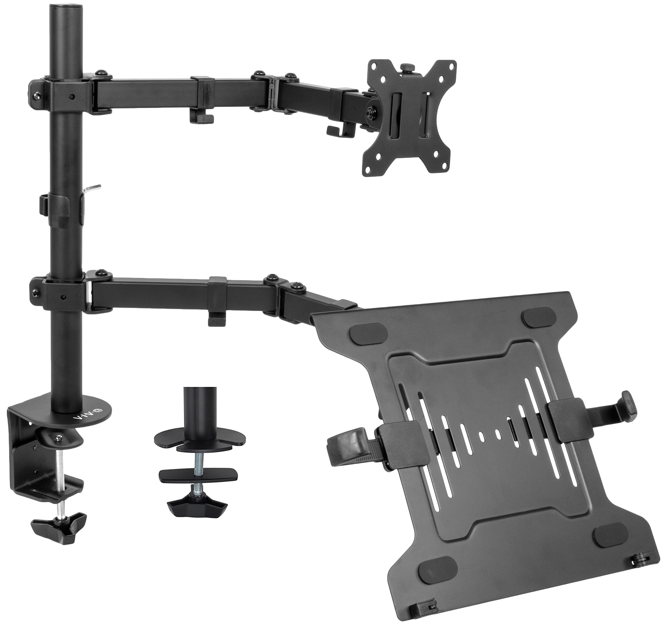 Mua Full Motion Monitor and Laptop Desk Mount Articulating Double ...
