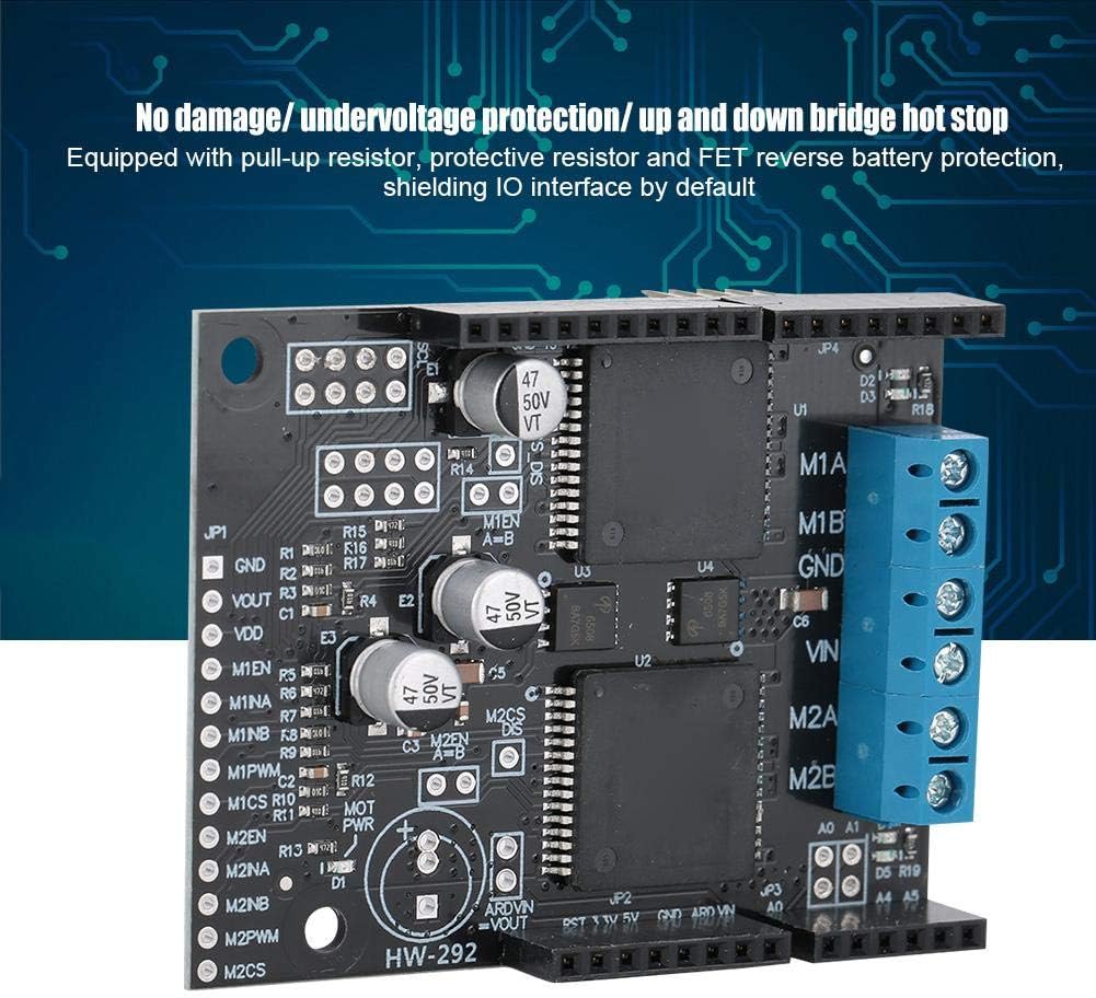 Sharainn DC Motor Drive Module, VNH5019 Dual-Channel DC 30A High ...