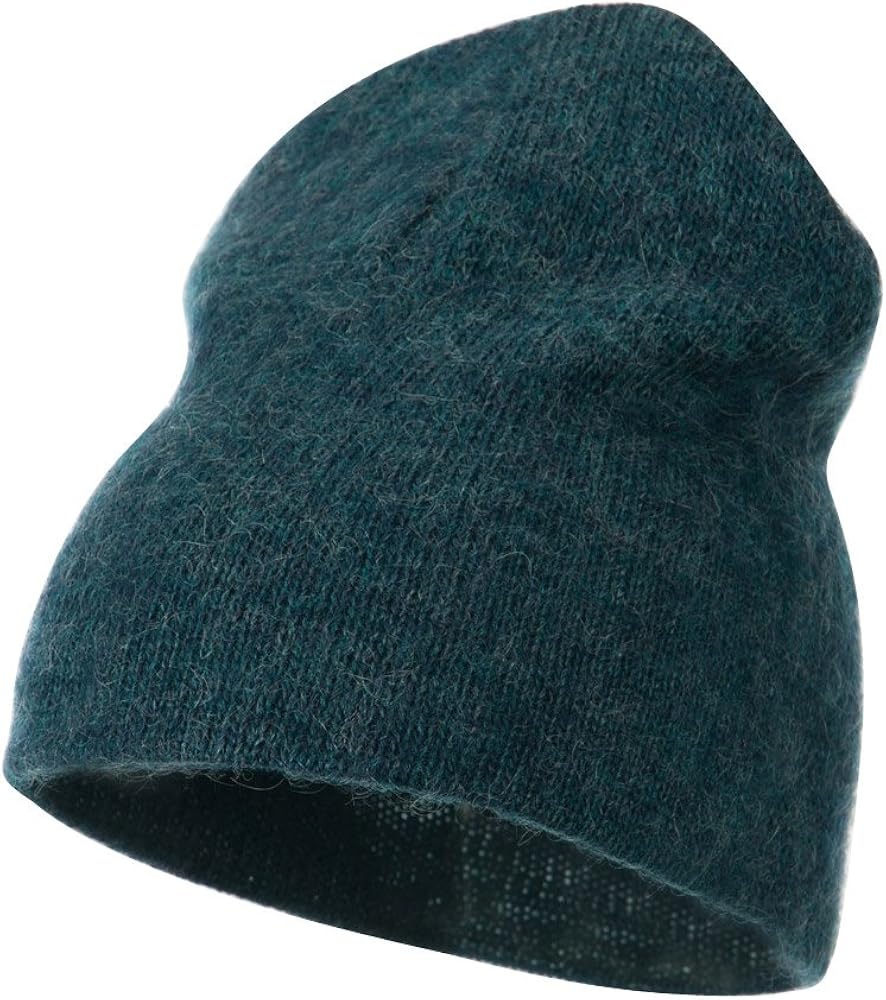 Amazon.com: Artex Short American Mohair Beanie - Blue OSFM: Clothing