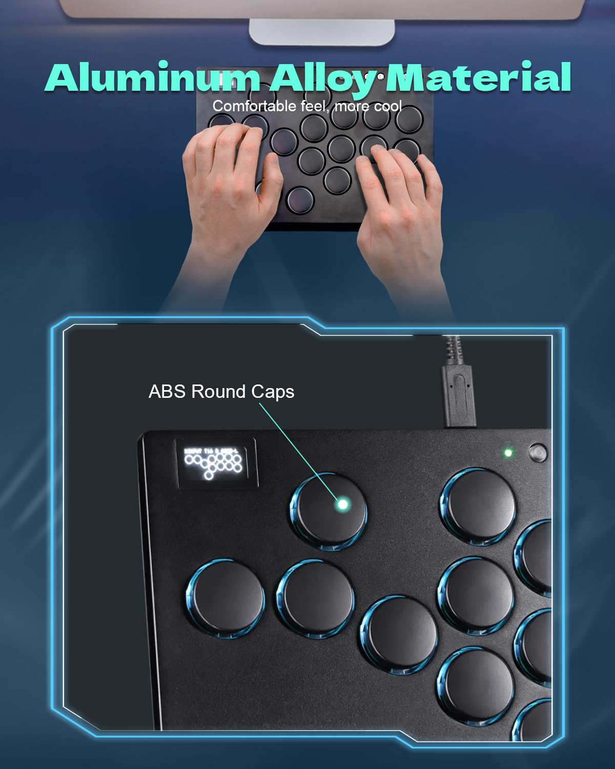 Mua JZW-Shop Haute42 All Metal Arcade Stick M16, All-Button Arcade ...