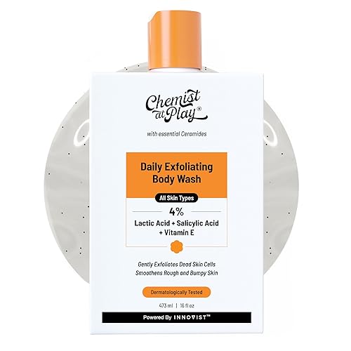 Chemist at Play Body Wash Exfoliating For Dry Rough Bumpy Strawberry ...