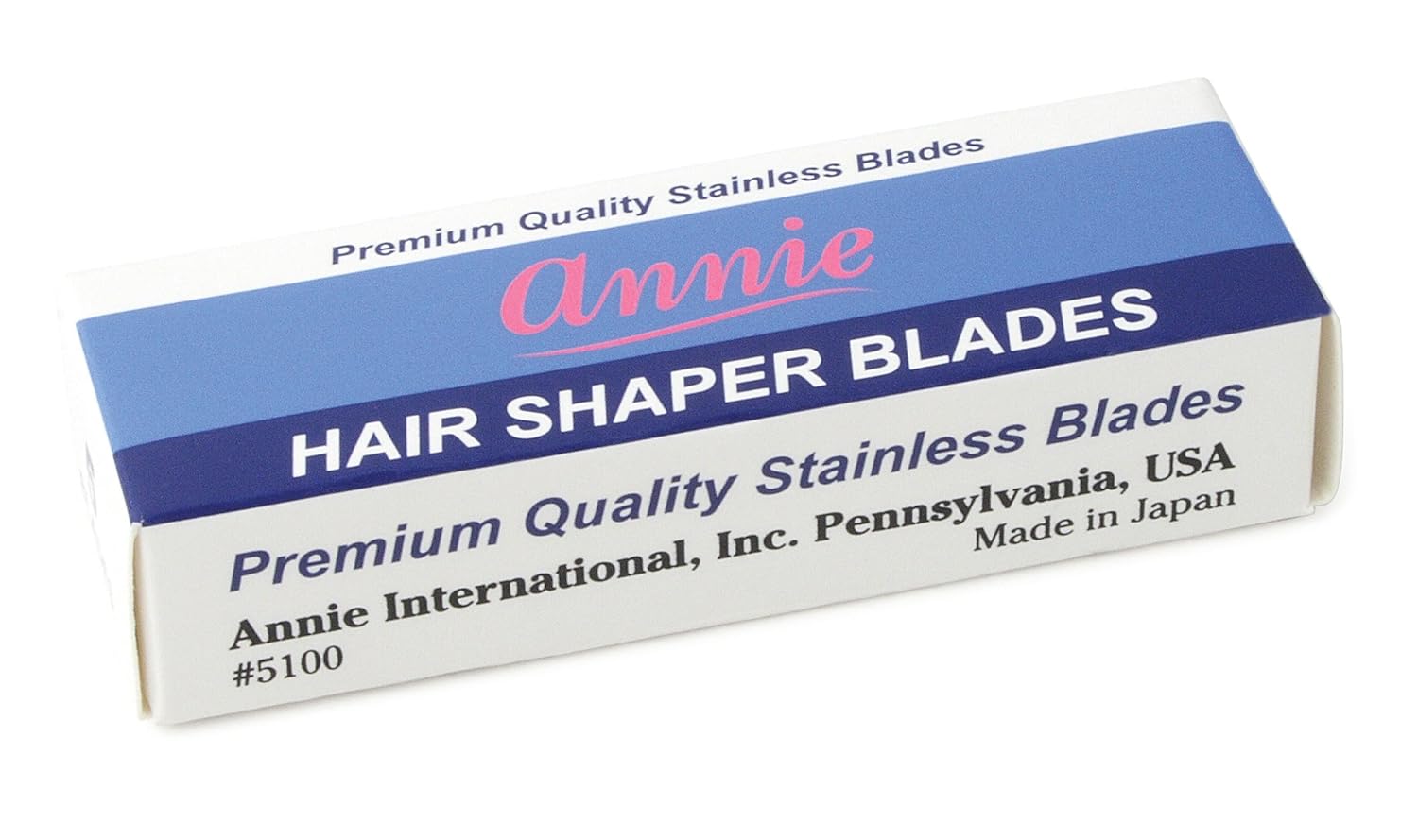 Amazon.com: Annie premium quality hair shaper stainless blades 5100 60 ...
